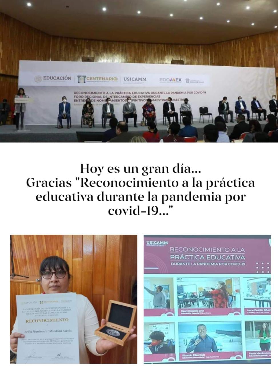 Profesoras del COBAEM 22 Chicoloapan reciben reconocimiento y medalla a ... Profesoras del COBAEM 22 Chicoloapan reciben reconocimiento y medalla a ...