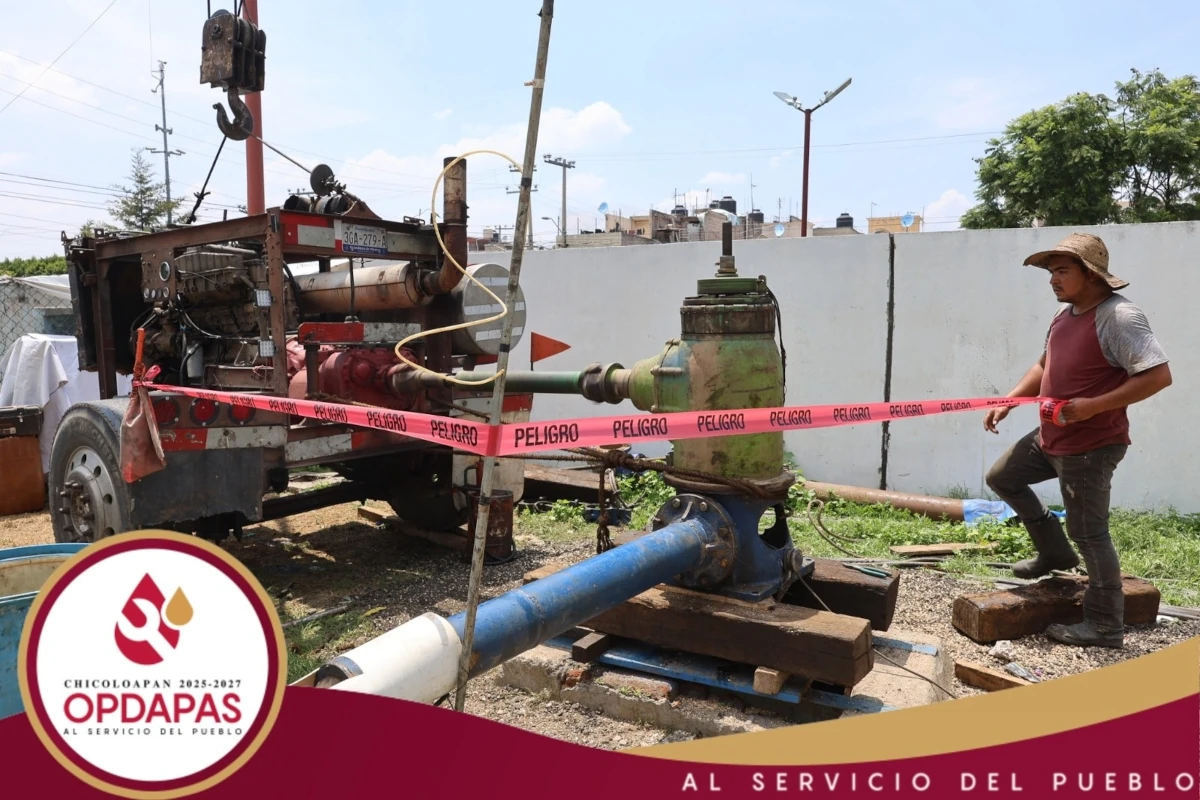 OPDAPAS Chicoloapan informa sobre la situación en el Pozo de Ara I. Afirman que en 15 días ya ...